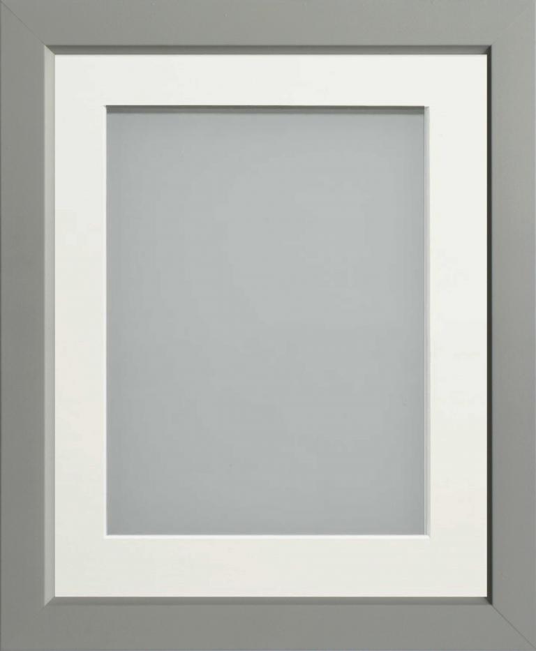 Ainsworth Grey A4 (11.75x8.25) frame with Off-White mount cut for image ...