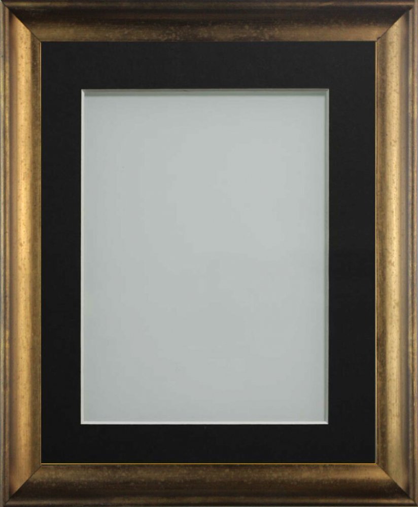 Anglesey Burnt Copper 12x12 frame with Black mount cut for image size 10x10