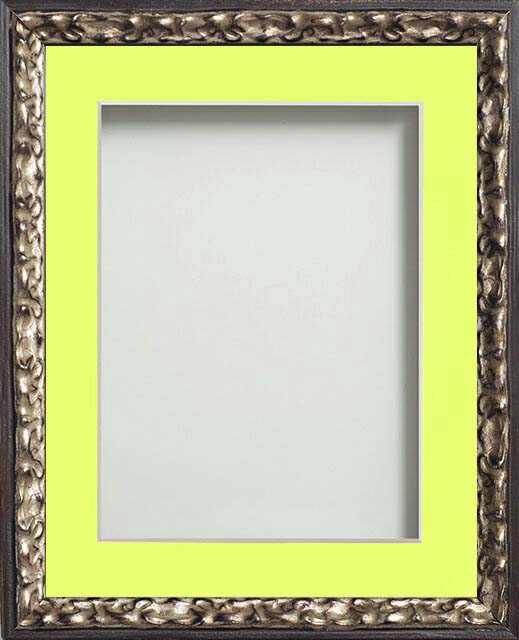 Ashdown Bronze A4 (11.75x8.25) frame with Lemon Bon Bon mount cut for ...