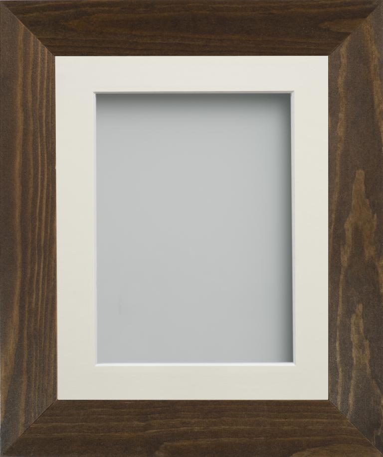 Boston Brown 20x16 frame with Ivory mount cut for image size A3 (16 ...