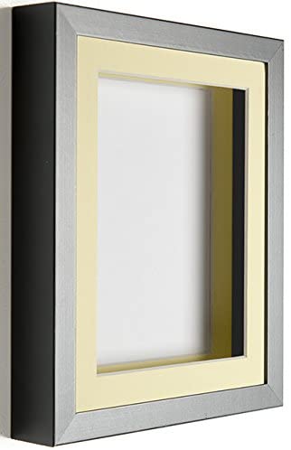 Box Frames Black 20x16 frame with Lemon Bon Bon mount cut for image ...
