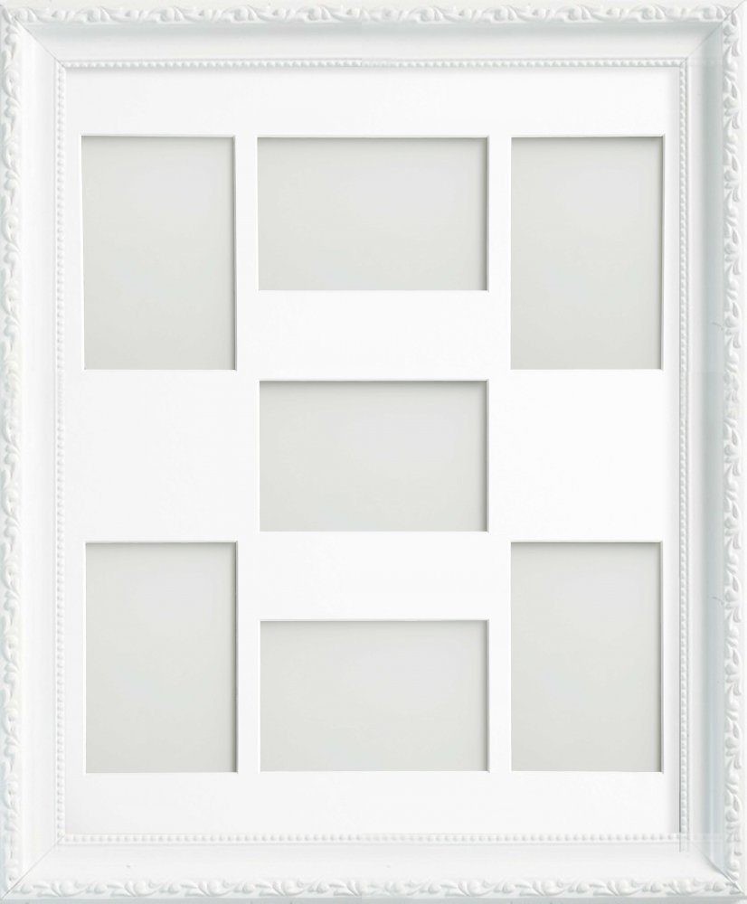 Brompton Multi Aperture White 20x16 frame with White mount cut for ...