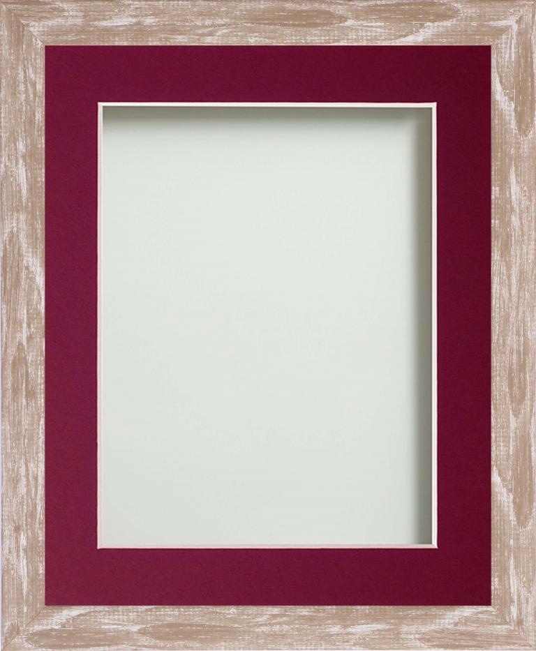 Camber Brown A4 (11.75x8.25) frame with Plum mount cut for image size 9x6
