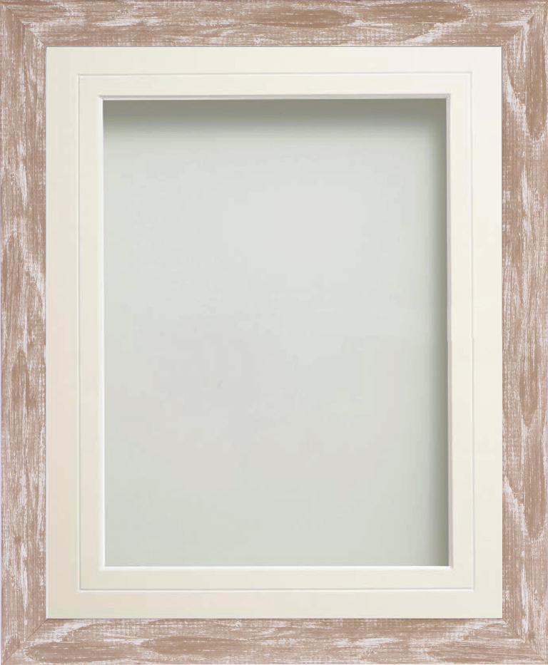 Camber Brown 14x11 frame with White V-Groove mount cut for image size ...