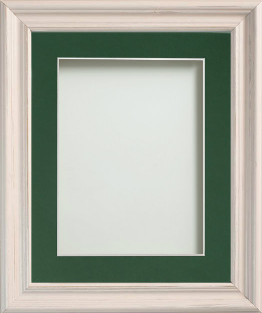 Campbell Rustic Pink 12x12 frame with Bottle Green mount cut for image ...