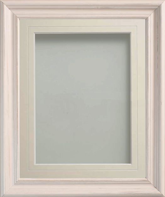 Campbell Rustic Pink A4 (11.75x8.25) frame with Ivory V Groove mount ...