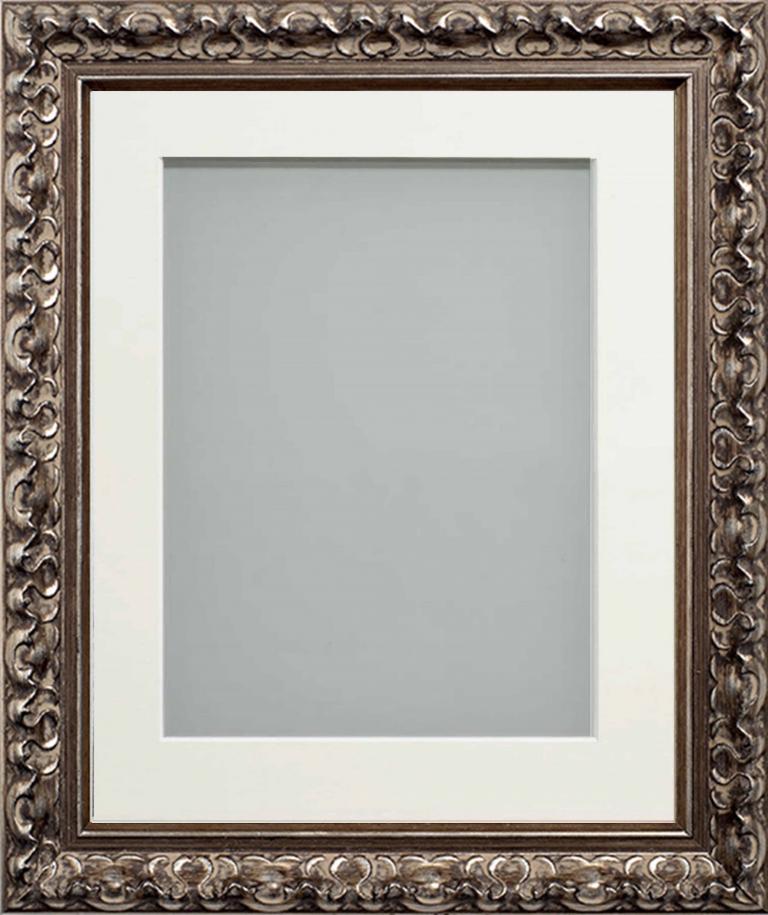 Charleston Bronze 18x12 frame with Off-White mount cut for image size