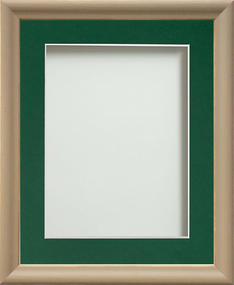Darcy Clay A4 (11.75x8.25) frame with Bottle Green mount cut for image ...