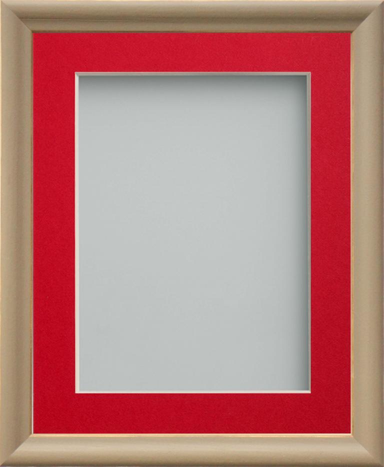 Darcy Clay A4 (11.75x8.25) frame with Red mount cut for image size 9x6