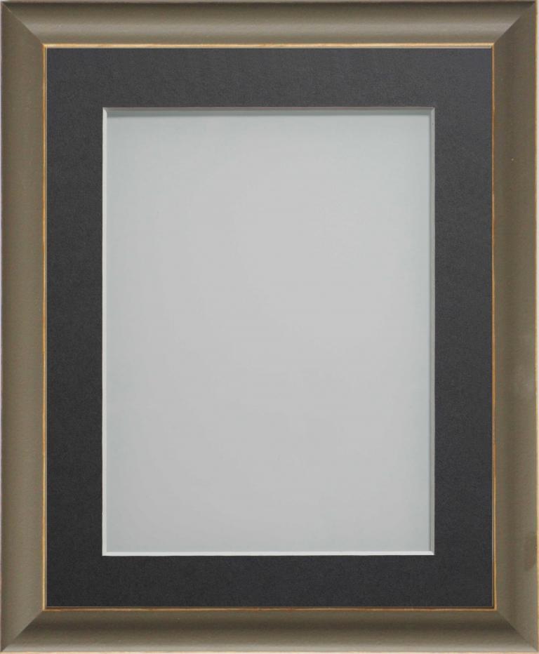 Darcy Elephant Grey 18x14 frame with Grey mount cut for image size 16x12