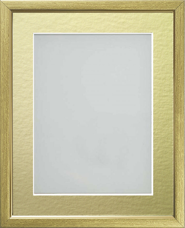 Drayton Gold with Gold Inset A4 (11.75x8.25) frame with Gold mount cut ...