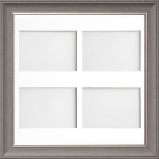 Drummond Multi Aperture Gunmetal Grey 15.7x15.7 frame with White mount ...