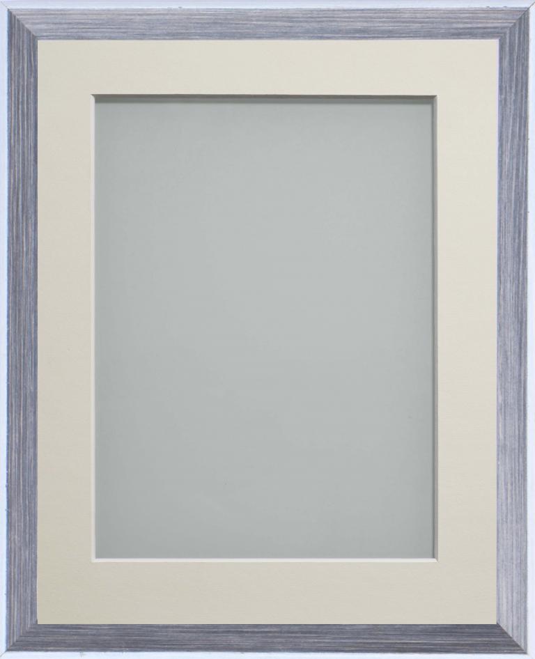 Hawthorn Dolphin Grey 10x8 frame with Ivory mount cut for image size 6x4 Hawthorn Dolphin Grey 10x8 frame with Ivory mount cut for image size 6x4