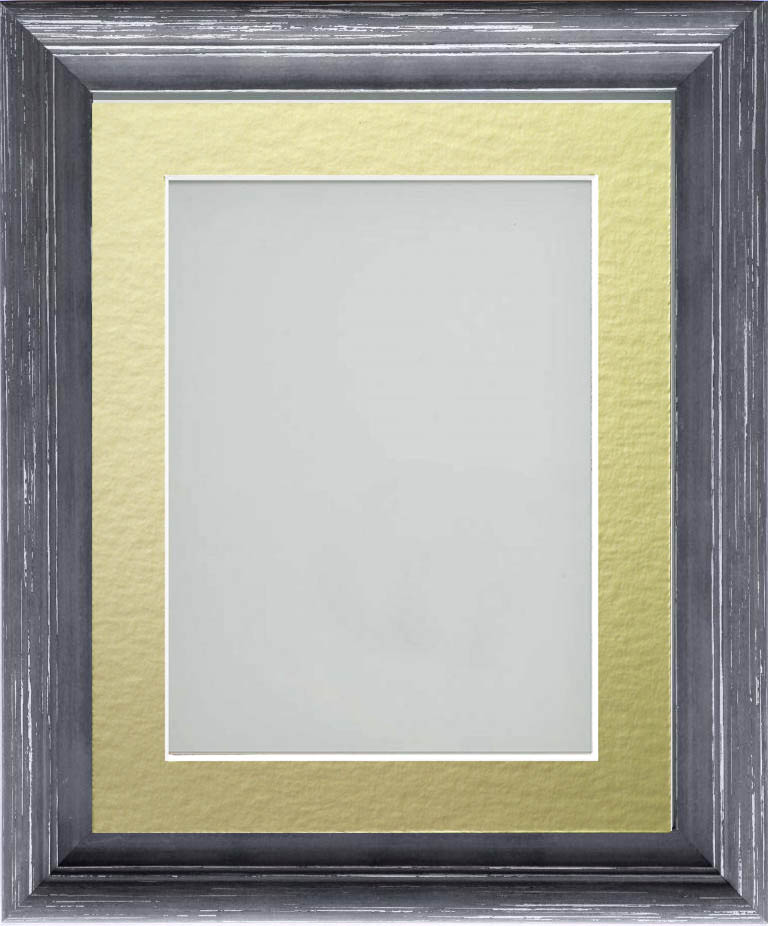 Huntley Charcoal A3+ (19x13) frame with Gold mount cut for image size
