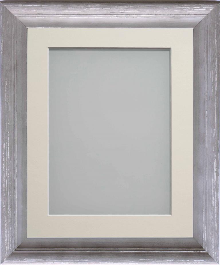 Huntley Dove Grey 36x24 frame with Ivory mount cut for image size 30x20