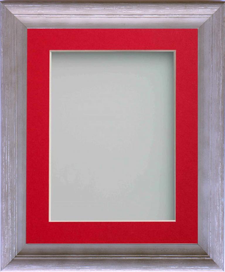 Huntley Mink 12x8 frame with Red mount cut for image size