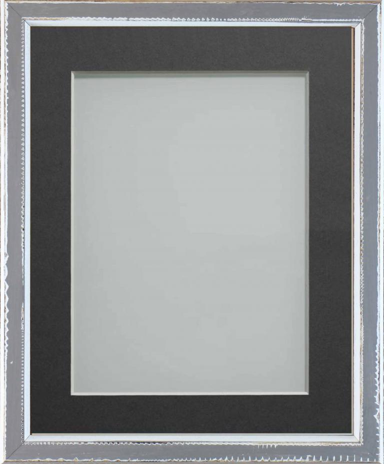 Madeleine Rustic Grey 24x20 frame with Grey mount cut for image size 20x16