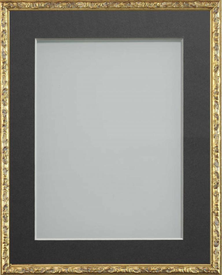 Olivia Gold A2 (23.4x16.5) frame with Grey mount cut for image size A3 ...