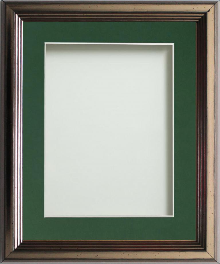 Patterson Bronze A3 (16.5x11.75) frame with Bottle Green mount cut for ...