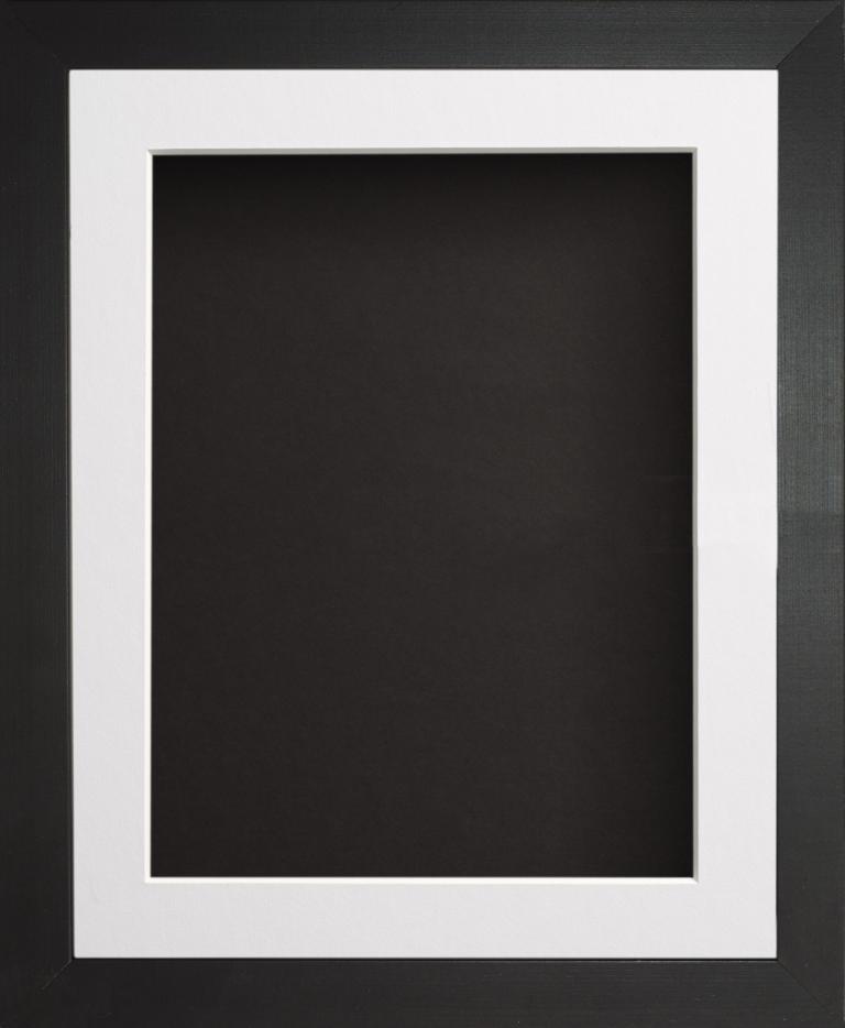 Radcliffe Box Frame Black with Black Backing Board A4 (11.75x8.25 ...