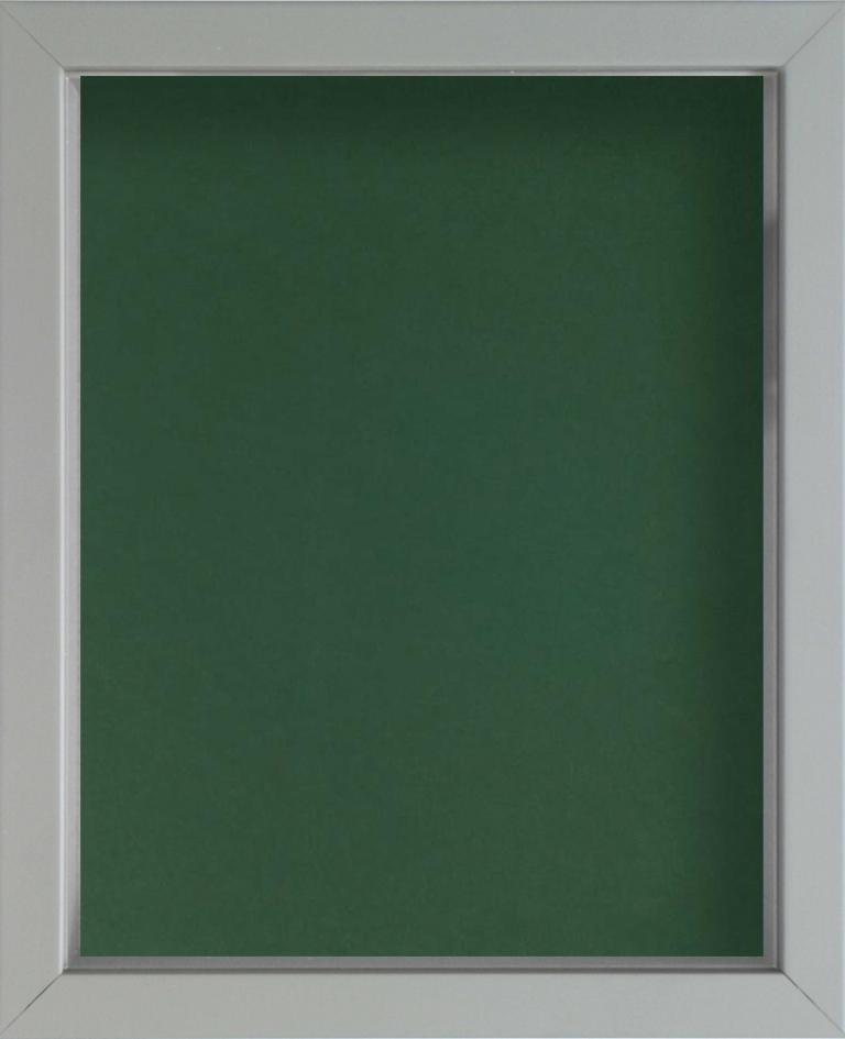 Radcliffe Box Frame Grey with Bottle Green Backing Board 7x5 frame with ...