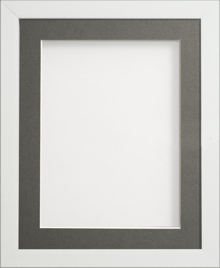 Radcliffe Box Frame White with White Backing Board 30x20 frame with ...