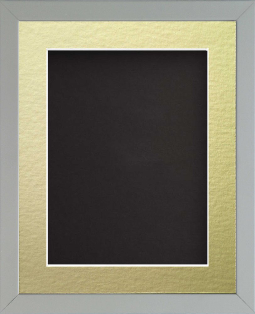 Radcliffe Box Frame Grey with Black Backing Board A4 (11.75x8.25) frame ...