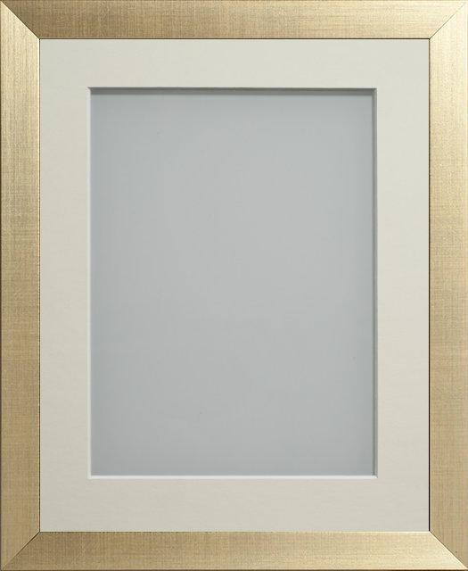 Simpson Gold A4 (11.75x8.25) frame with Ivory mount cut for image size 9x6