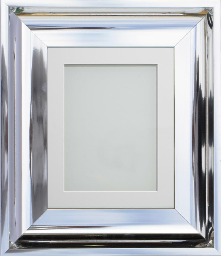 Theodore Chrome 36x24 frame with Off-White mount cut for image size 30x20