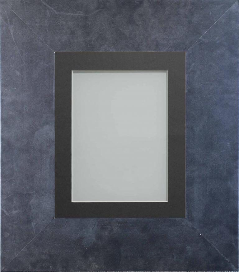 Valencia Grey Slate 15.7x15.7 frame with Grey mount cut for image size ...
