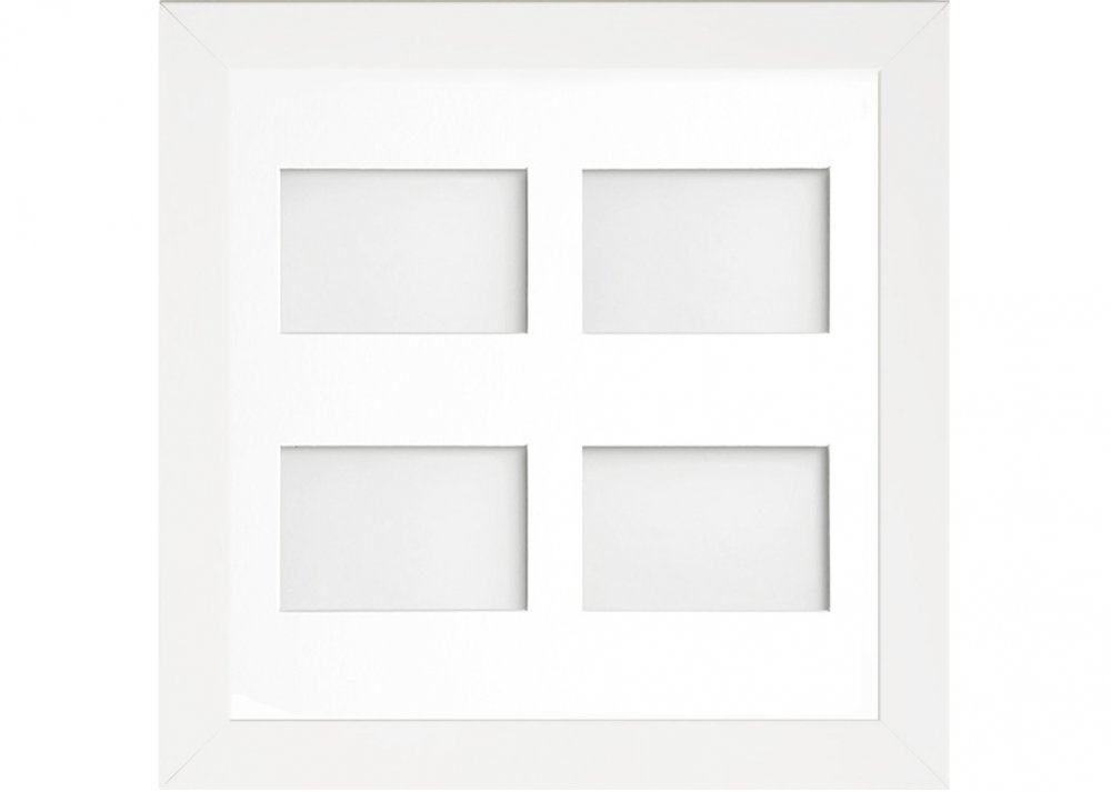 Watson Multi Aperture White 15.7x15.7 frame with White mount cut for ...