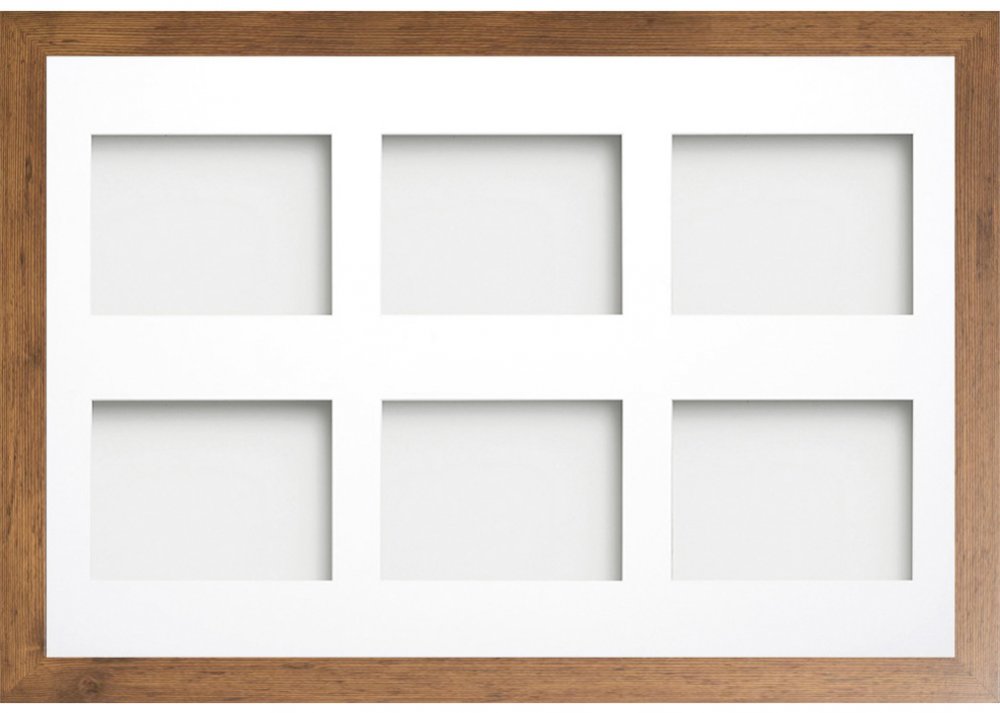Watson Multi Aperture Rustic 30x20 frame with White mount cut for image ...